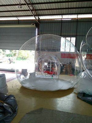Commerical Inflatable Backpacking Tent 3.5m Fashion Outdoor Clear Inflatable Bubble Tent