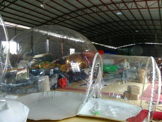 Commerical Inflatable Backpacking Tent 3.5m Fashion Outdoor Clear Inflatable Bubble Tent