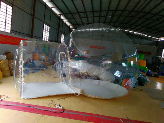 Commerical Inflatable Backpacking Tent 3.5m Fashion Outdoor Clear Inflatable Bubble Tent