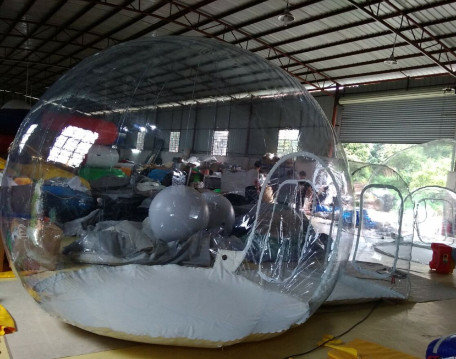 Hot Playing Center Customized Inflatable  Bubble Tent Commerical Clear Inflatable Tent