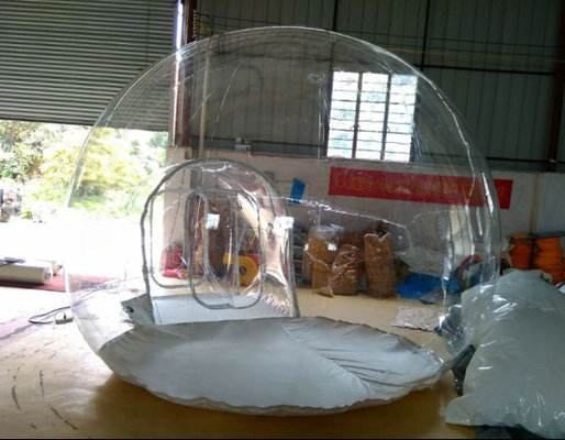 Hot Playing Center Customized Inflatable  Bubble Tent Commerical Clear Inflatable Tent