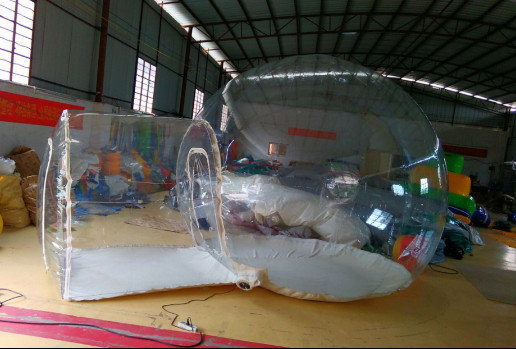 Hot Playing Center Customized Inflatable  Bubble Tent Commerical Clear Inflatable Tent