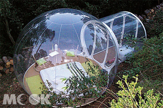 Family Camping Commericall Inflatable Backpacking Tent 3.5m Clear