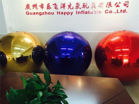Advertising Inflatable Mirror Ball Customized Mirror Cloth For Party Fashion Show