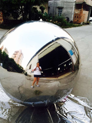 Advertising Inflatable Mirror Ball Customized Mirror Cloth For Party Fashion Show