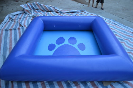 0.9mm pvc Inflatable Water Toys , Inflatable Swimming Pool For Family / Amusement Park