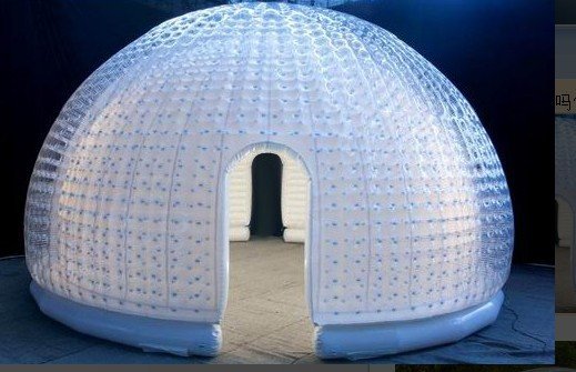 Good Tension Airtight PVC Tarpaulin Inflatable Mushroom House For Backyard