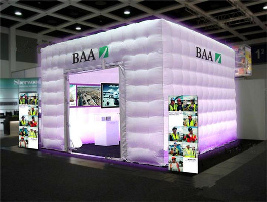 Large Outdoor Inflatable Party Tent Customized For Camping / Exhibition