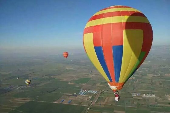 Commercial Outdoor Inflatable Hot Air Balloon Flying , Large Hot Air Balloon Rides Near Me