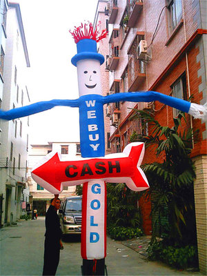 Advertisement Inflatable Air Dancer For Exhibition / Festival