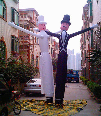 Advertisement Inflatable Air Dancer For Exhibition / Festival