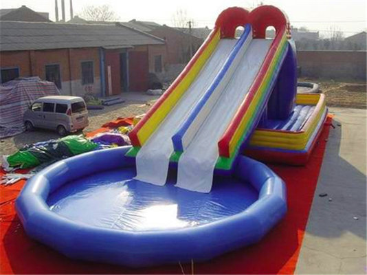 Outdoor Popular Inflatable Pool With Slide Inflatable Water Sport Toys