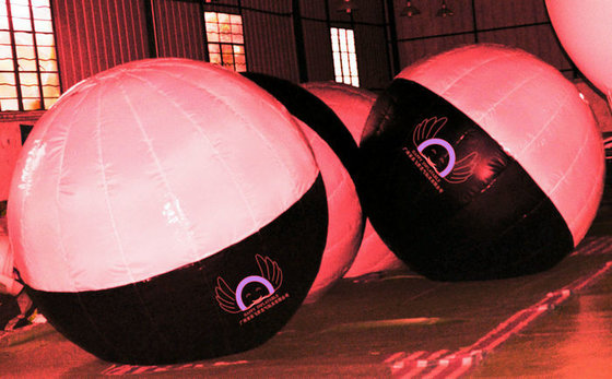 PVC Inflatable Advertising Ball With Led Lights For Promotional Activities