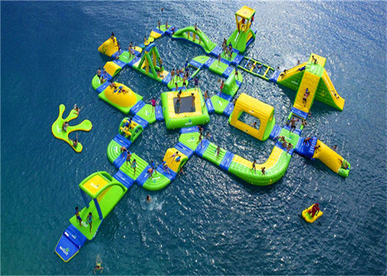 0.9mm PVC Tarpaulin Giant Inflatable Water Play Equipment Inflatable Water Park