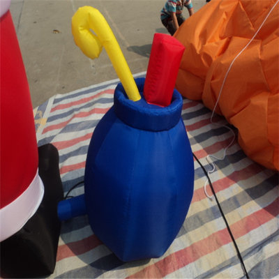 Customized Lovely Inflatable Santa Claus , inflatable cartoon characters