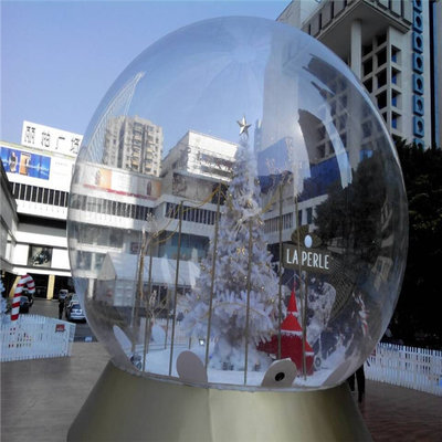 Customized Inflatable Santa Claus , Inflatable Advertising Products Logo printed