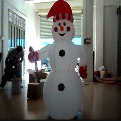 PVC Tarpaulin Christmas Decoration inflatable advertising man / Santa Claus / Deer