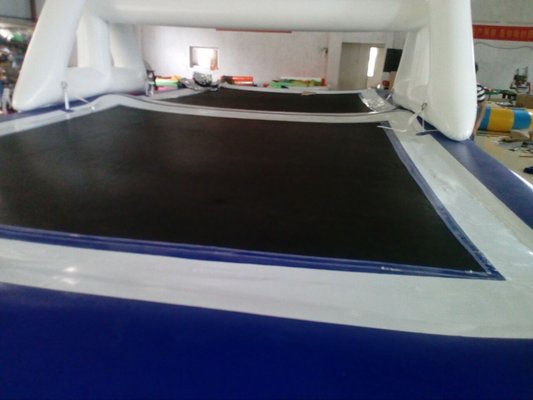 PVC Tarpaulin Inflatable Sports Games Water Volleyball Court / Sports Field