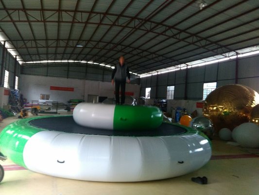 Inflatable Trampoline 2.5m Customized Inflatable Water Toys Water Park Games