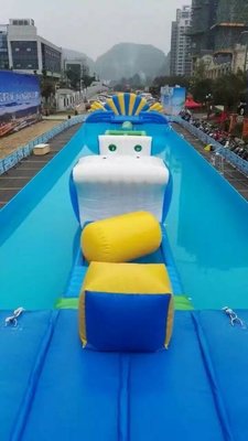 Kids Inflatable Obstacle Inflatable Sports Games , Water Park Equipment