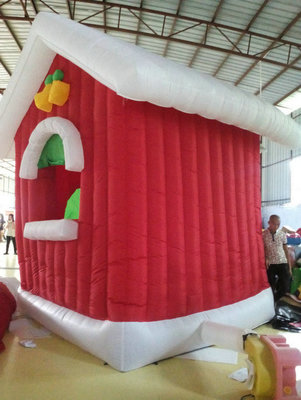 Oxford Cloth Inflatable Christmas Products Continuously House custom printed