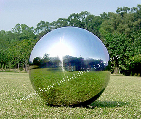Popular Sliver Inflatable Mirror Ball Party USE , Double quadruple stitches