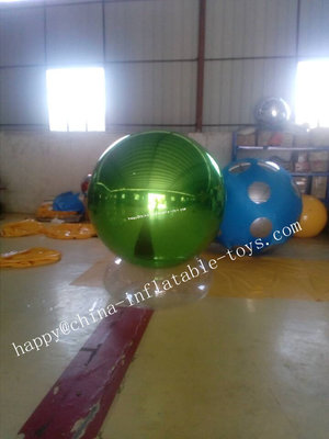 Durable Fashional Inflatable Mirror Ball For Wedding Stage Christmas Decoration