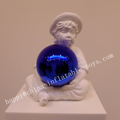 Durable Fashional Inflatable Mirror Ball For Wedding Stage Christmas Decoration