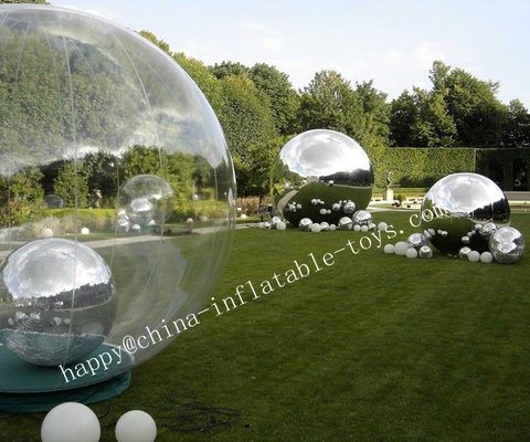 Reflective Inflatable Mirror Ball / Balloon , Events Decoration inflatable balloon advertising