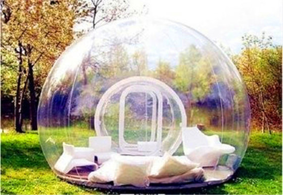 Transparent Inflatable Tent / Outdoor Romantic Inflatable Bubble House