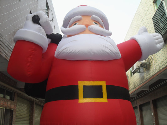 Giant Inflatable Santa Claus Oxford Chrismas Inflatable Products in red