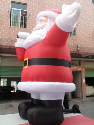 Giant Inflatable Santa Claus Oxford Chrismas Inflatable Products in red