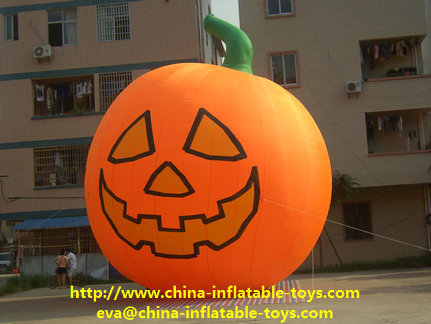 Orange Sewing Oxford Inflatable Advertising Products Pumpkin Halloween Decoration