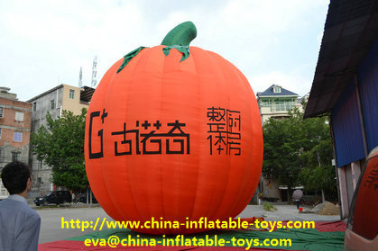 Orange Sewing Oxford Inflatable Advertising Products Pumpkin Halloween Decoration