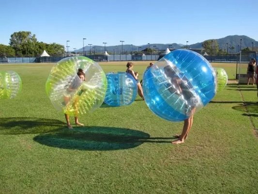 PVC Tarpaulin Inflatable Sports Games Human Hamster Soccer Ball / Bump Ball