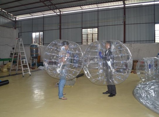 PVC Tarpaulin Inflatable Sports Games Human Hamster Soccer Ball / Bump Ball