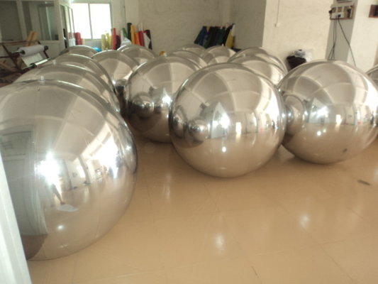 Different  Colour PVC Inflatable Mirror Ball For Advertising / Outdoor  Decoration Inflatable Ball