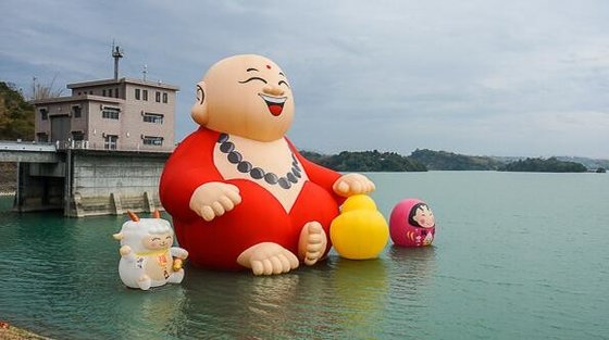 Differenct Style Inflated Cartoon Characters With Beautiful Digital Printing