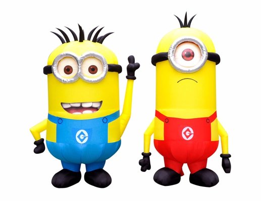 Interesting Inflatable Cartoon Characters Oxford Cloth Material With Fireproof