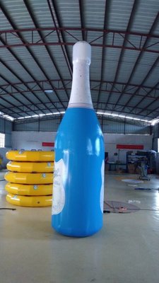 Popular Style Inflatable Advertising Products Custom Water Bottle Durable Lightweight