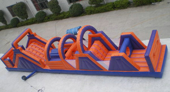 0.55mm pvc Tarpaulin Children's Playground Outdoor Sports Athletics Track Inflatable Obstacle