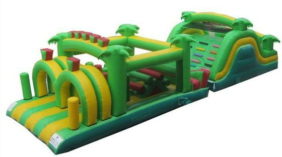 0.55mm pvc Tarpaulin Children's Playground Outdoor Sports Athletics Track Inflatable Obstacle