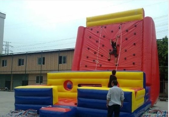 PVC-Planen-mobile riesige aufblasbare Sportspiel-Aufstiegs-Wand kundengebundene Größe