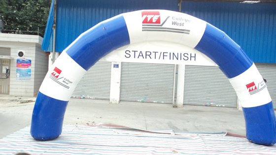 420D Oxford Continuous Air Supplying Arch Inflatable Advertising Products For Drawing Attention