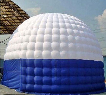 0.9mm PVC Tarpaulin Inflatable Tent Good Tension For Outside Product Promotion