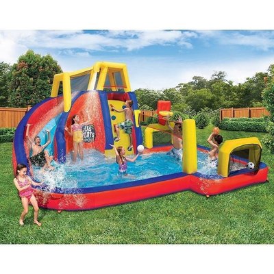 PVC-Planen-aufblasbarer Wasser-Spielplatz-riesiger aufblasbarer Aqua-Park für Erwachsenen/Kinder