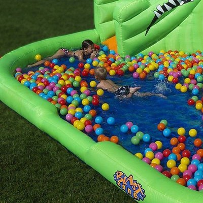 PVC Giant Inflatable Water Amusement Park / Inflatable Sports Game For Kids
