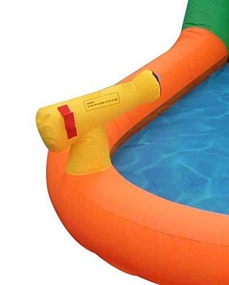 Kids PVC Giant Inflatable Water Slide With Swimming Pool SGS Certification