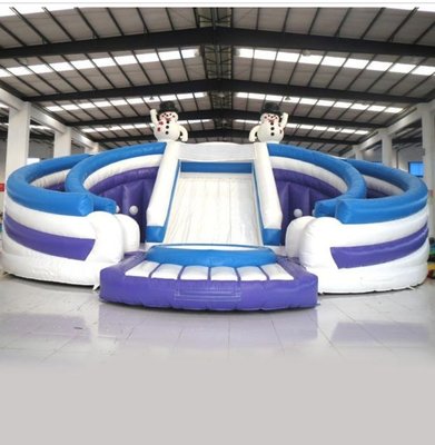 Airtight Beach Inflatable Backyard Water Park / Water Games For Outdoor
