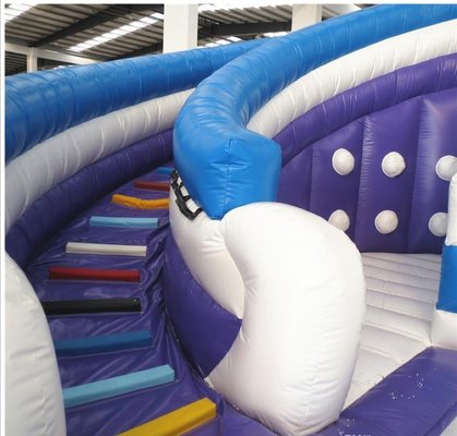 Airtight Beach Inflatable Backyard Water Park / Water Games For Outdoor